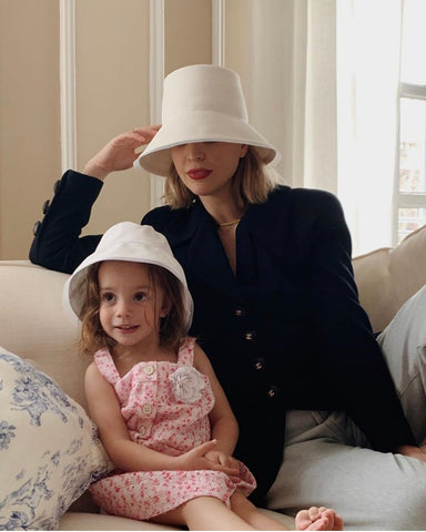 Burgundy Rain Bucket Hat - Genevieve Rose Atelier